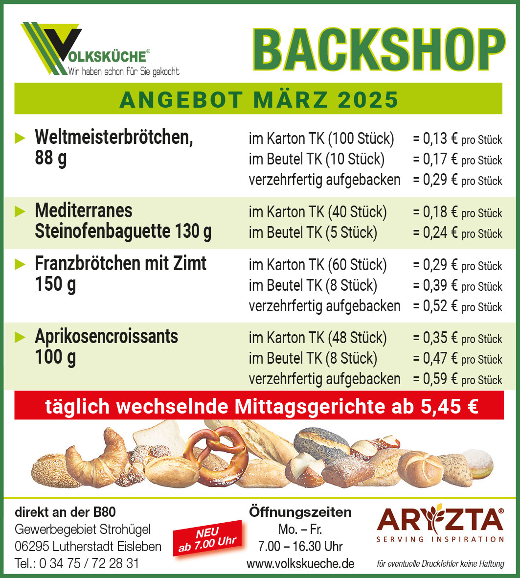 Backshop - Volksküche GmbH